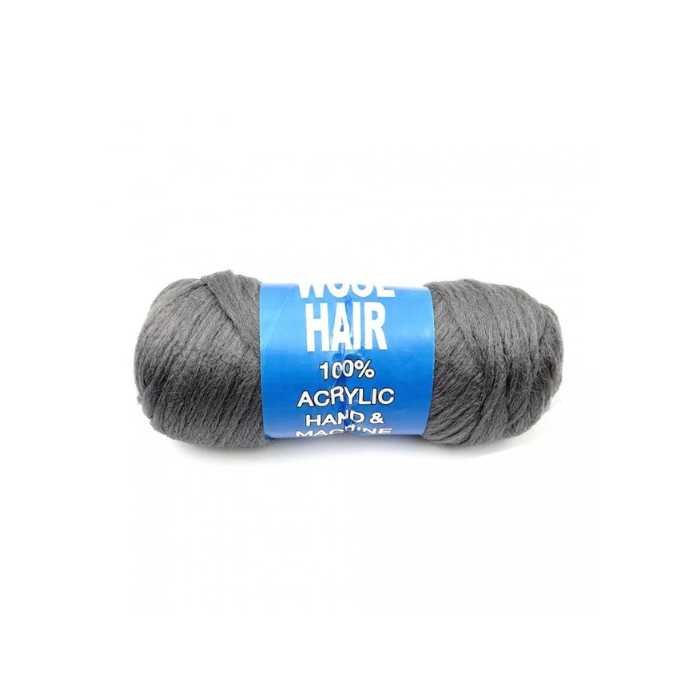Brazilian Wool Hair-Acrylic Yarn Black – Glamour Grove