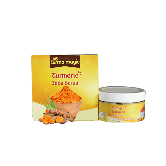 Turmeric Face Scrub-Turmo Magic – Glamour Grove